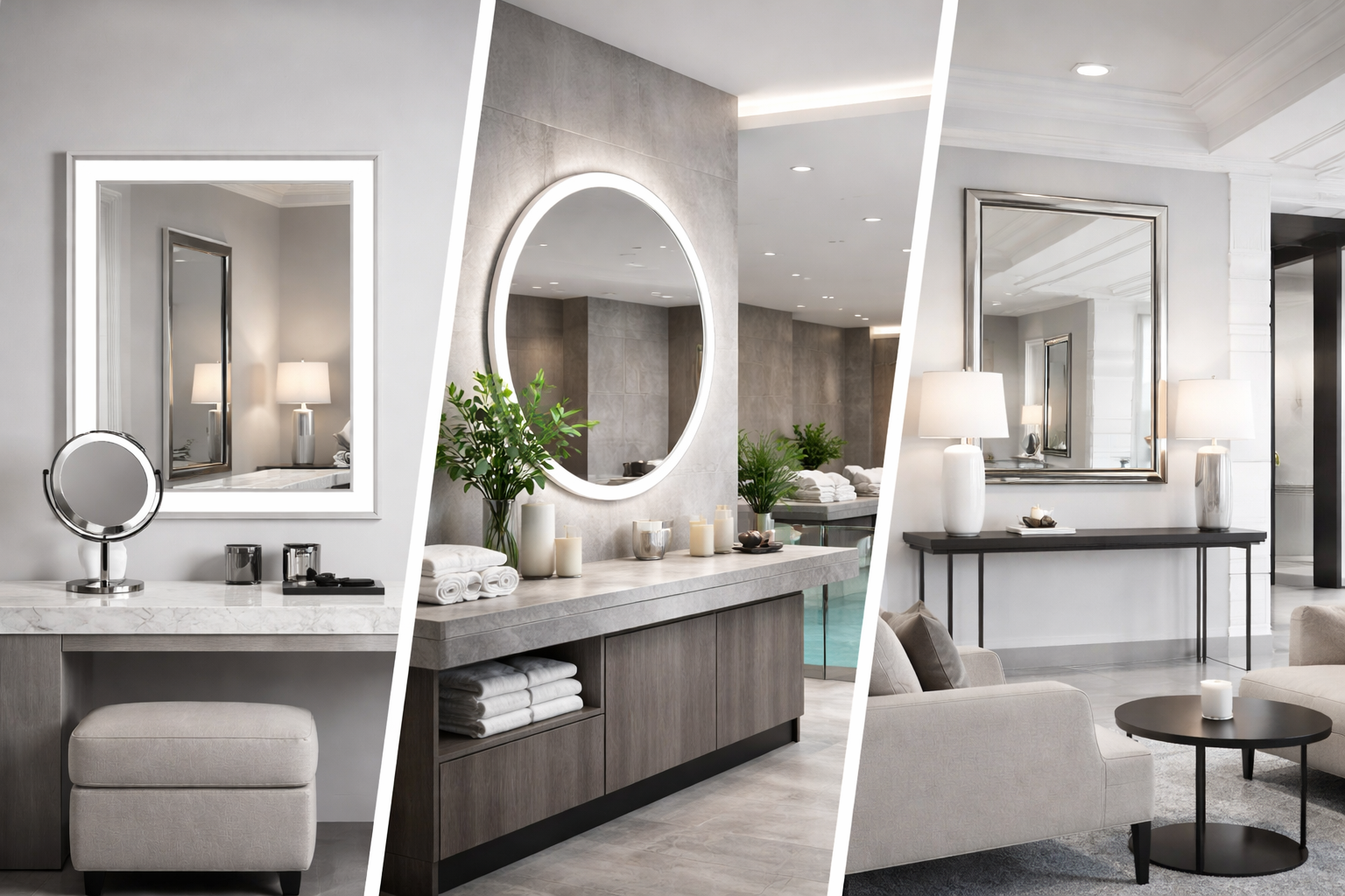 Whole-Property Mirror Design for Hotels | Séura Mirror for Every Space ...